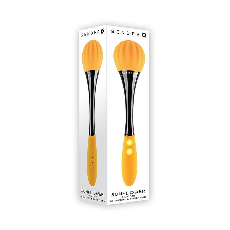 Gender X Sunflower Rechargeable Dual-Ended Silicone Wand Vibrator ...